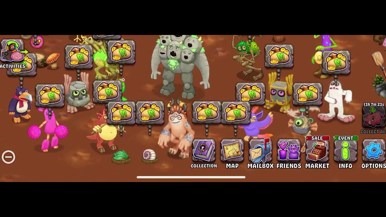 Playing MSM but long screeen because the text message enjoy once again ...