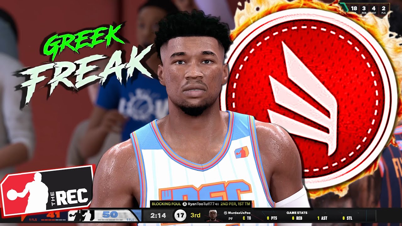 Giannis Dominates The Rec Center! NBA 2K26 (6’10–6’11 Demigod Build ...