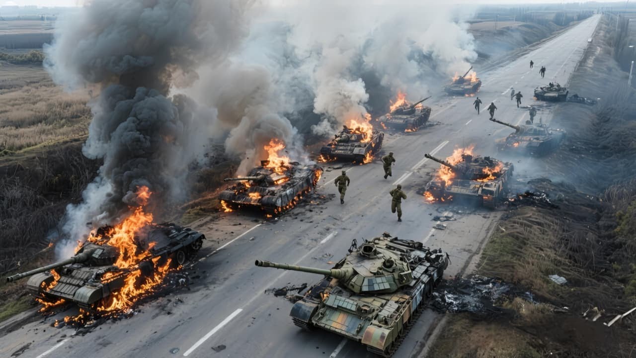 3 minutes ago! just arrived in Kyiv, 90 German Leopard 2 tanks were ...