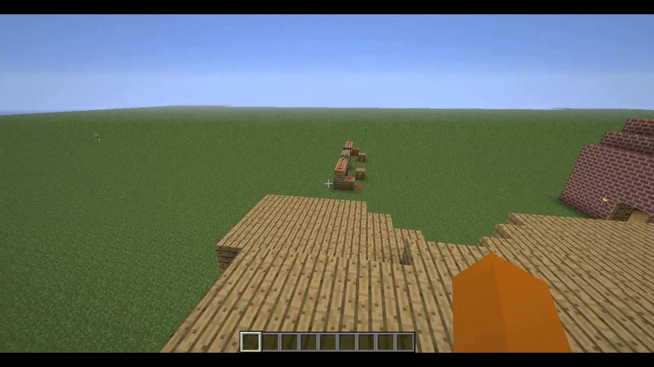 Minecraft como craftear y usar un gancho de cuerda español - YouTube