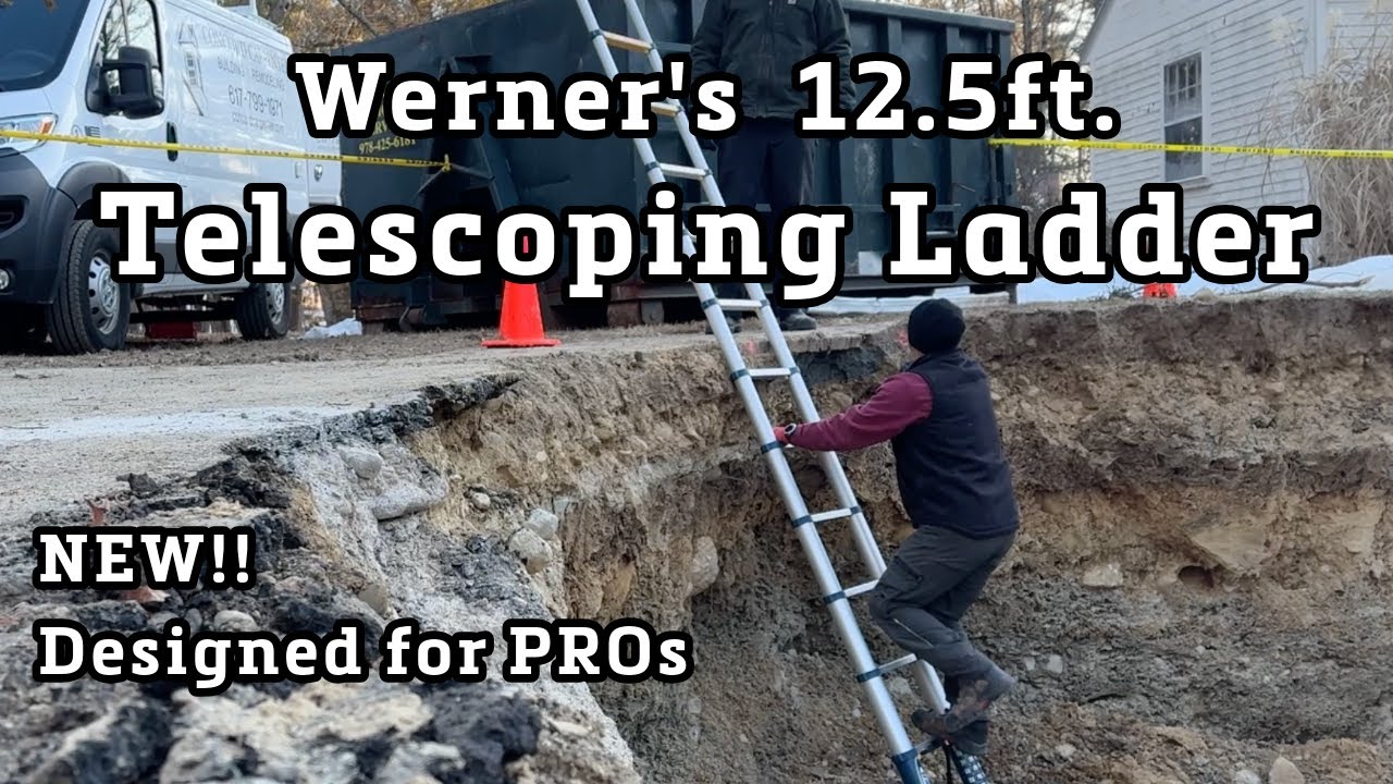 Werner 12.5 ft. Telescoping Ladder TS1250 Review - YouTube