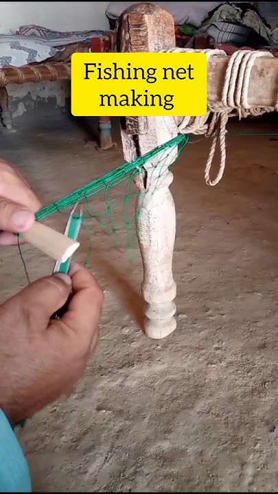 Fishing net making 🔥How to make fishing net 💥Throw fishing net |#viral ...