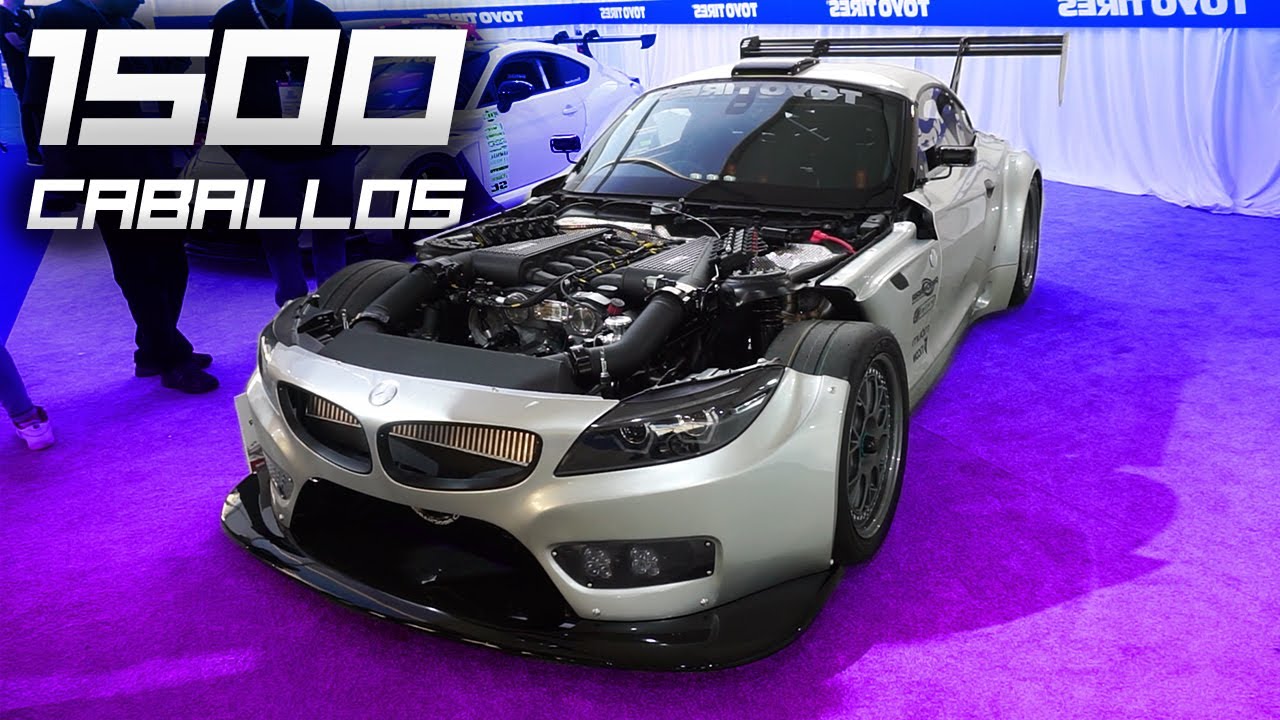 ¡BMW Z4 con Motor V12 de Pagani! - SEMA pt.2 - YouTube