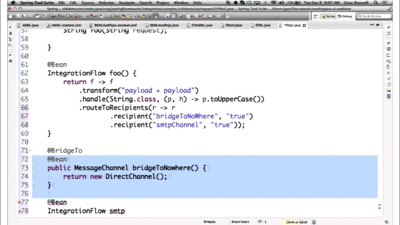 Spring Integration - Java Configuration and More - YouTube