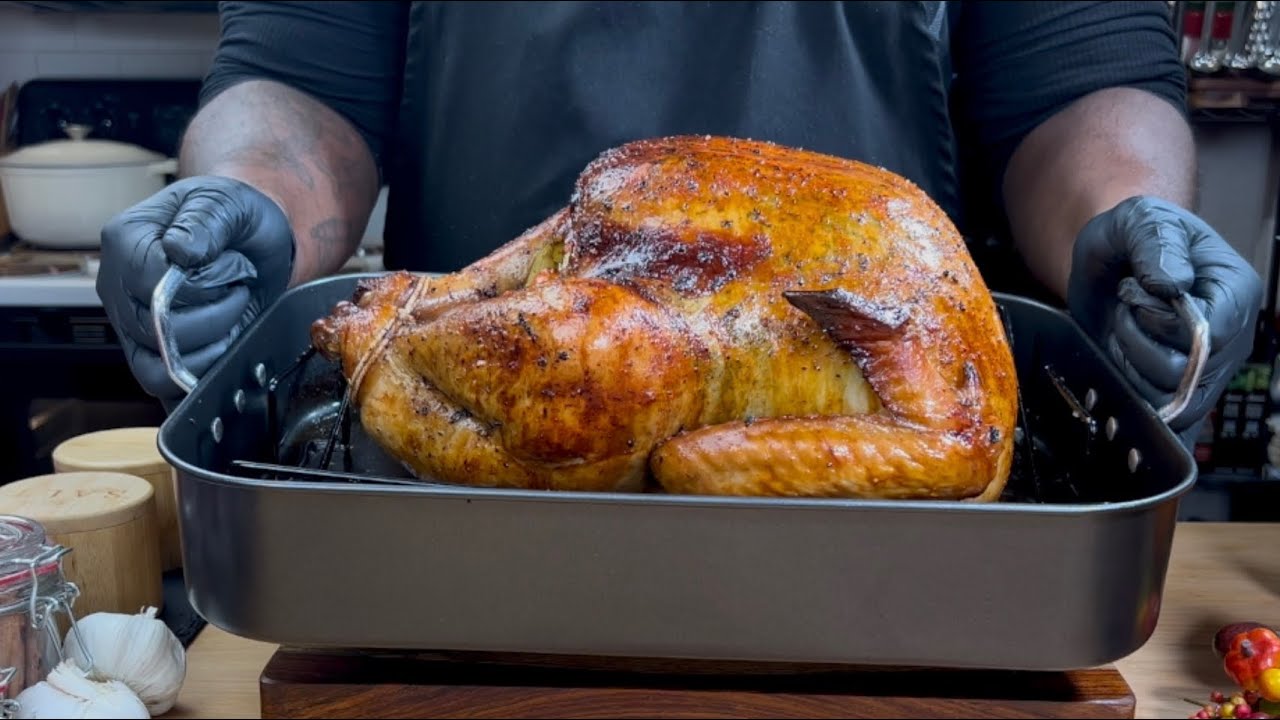 How To Oven Roast The Perfect Holiday Turkey Step-By-Step !!! - YouTube