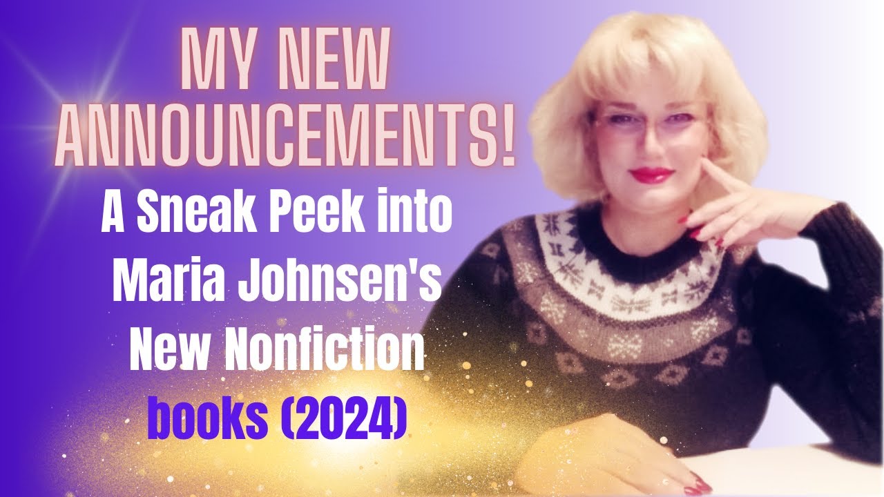 A Sneak Peek into Maria Johnsen's New Nonfiction books (2024)😊🎉 - YouTube