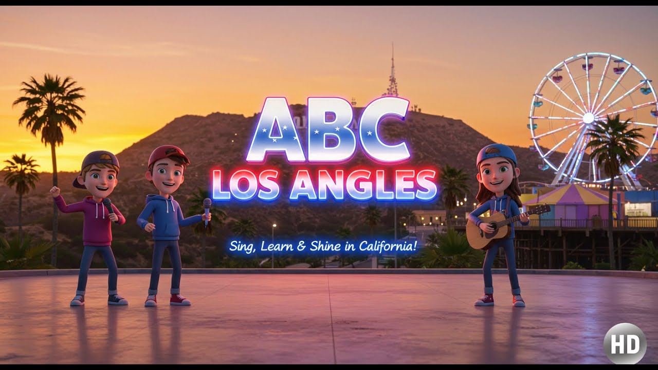 ABC Los Angeles | Alphabet Songs for Kids | Preschool Learning - YouTube