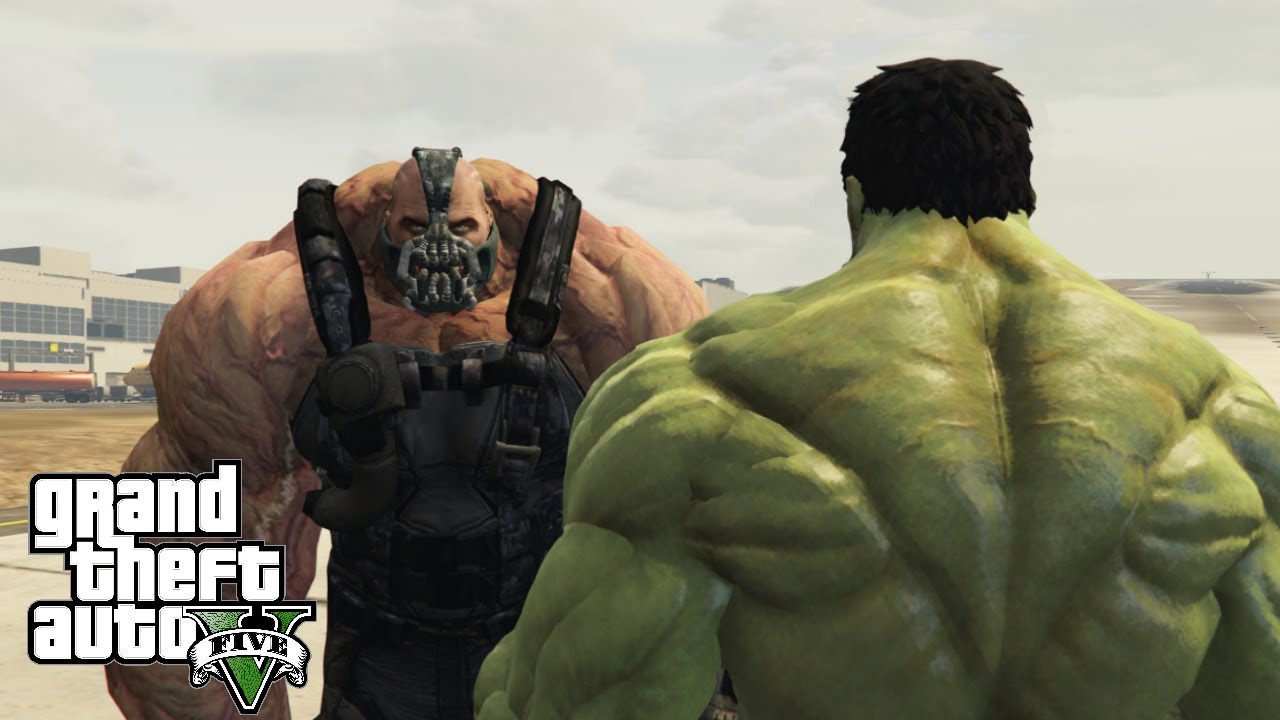 GTA V - Hulk vs Bane - YouTube