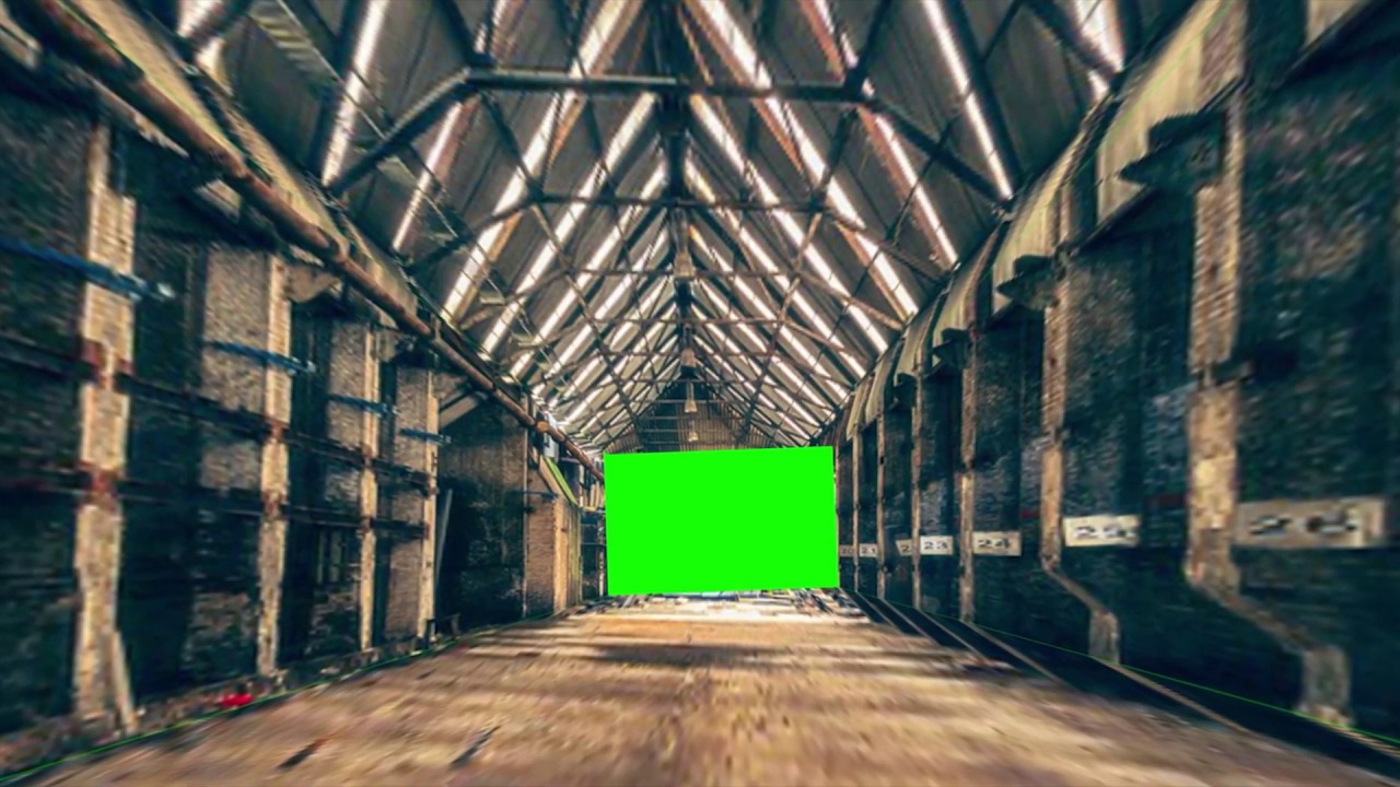 Abandoned Factory - Green Screen Intro Effects 4K - YouTube