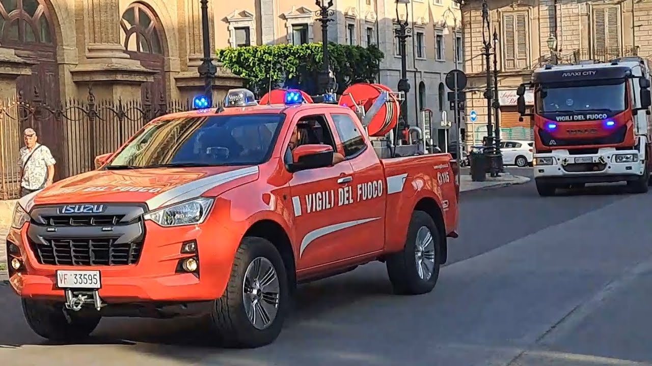 [NEW] CA/ESK Isuzu d-max + APS maxicity vigili del fuoco in sirena con ...