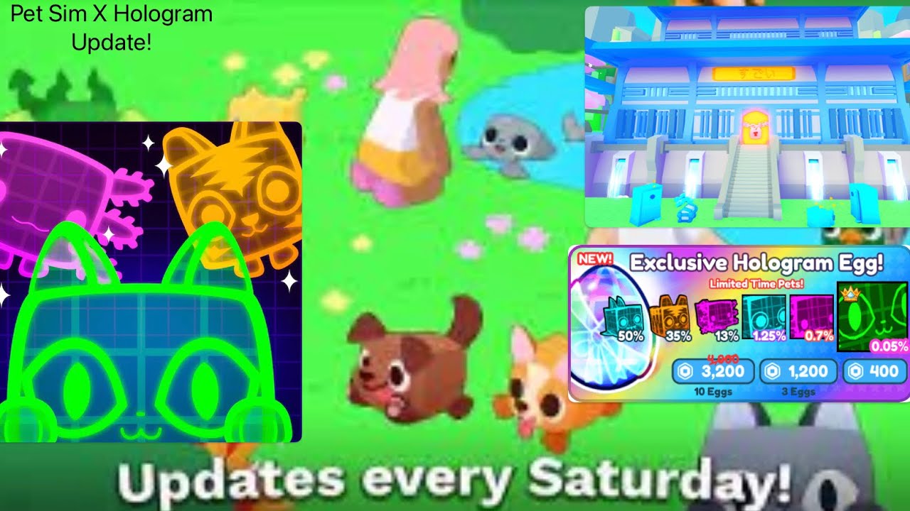 Pet Sim X Hologram Update! - YouTube
