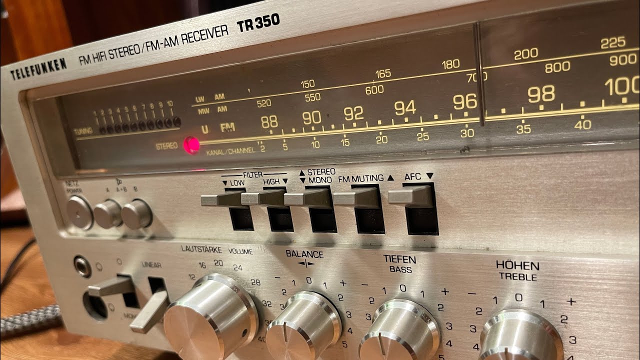 Telefunken TR 350 Đẹp XS trong ra ngoài_Âm sắc hay tuyệt vời,Radio bắt ...