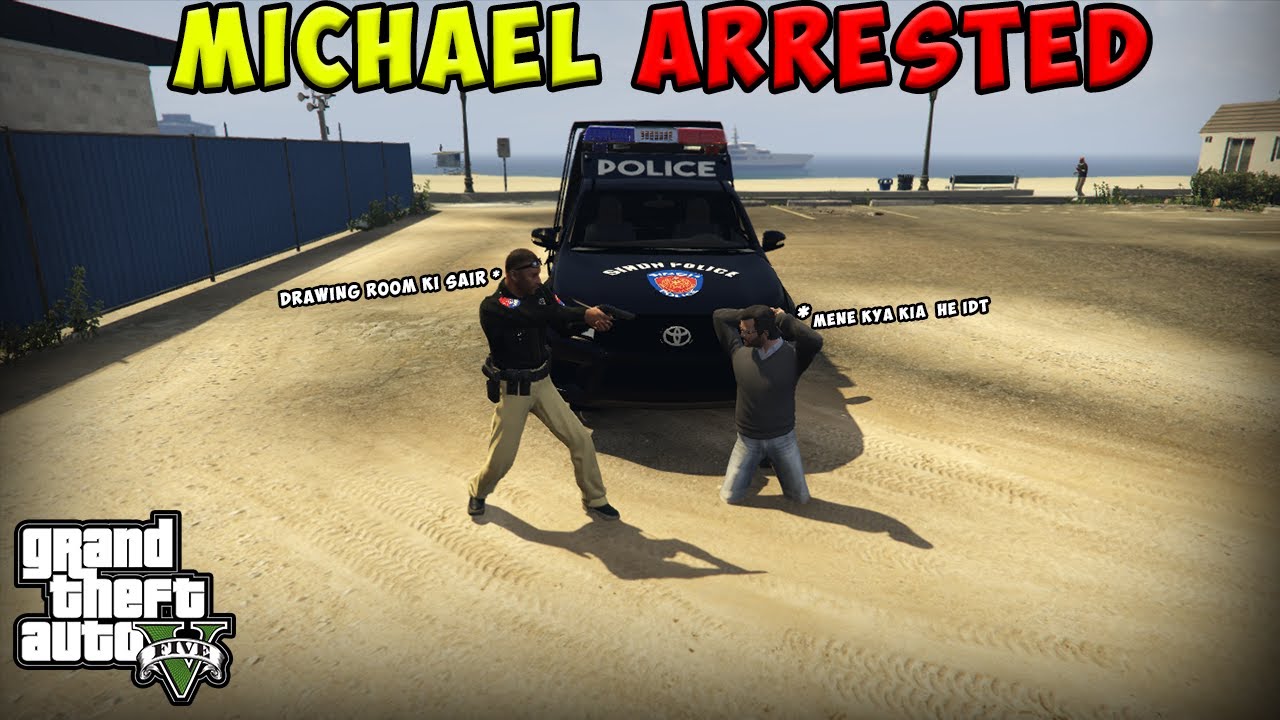 Michael Has Been Arrested | GTA 5 REAL LIFE STORIES#23 | GAMEVERSE ...