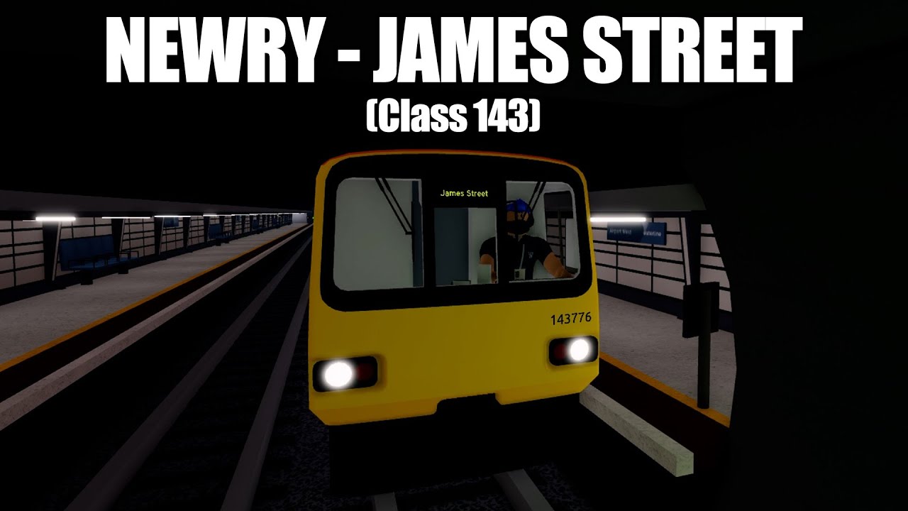 DRIVING THE CLASS 143 DOUBLE FROM NEWRY TO JAMES STREET!! (R014) - YouTube