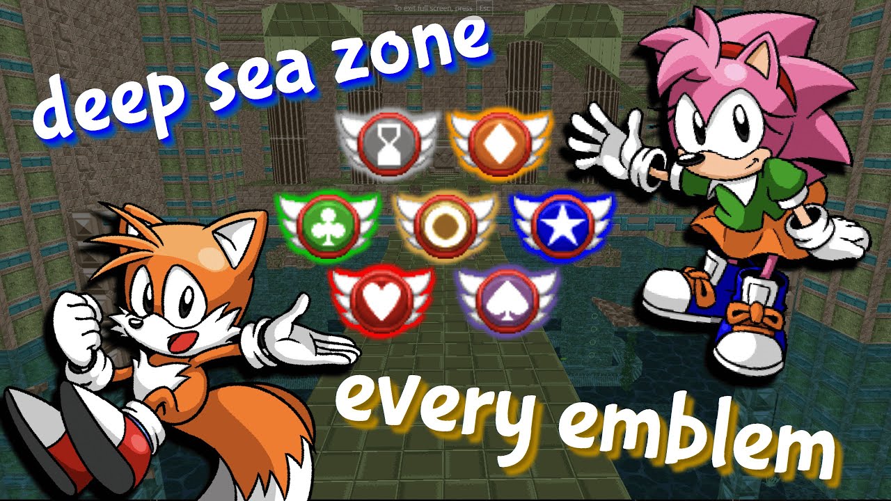 srb2 200 emblems speedrun: deep sea 2 - YouTube