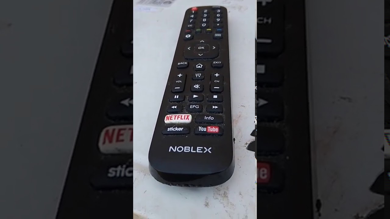 Cómo sacar tapa de control remoto NOBLEX Smartv - YouTube
