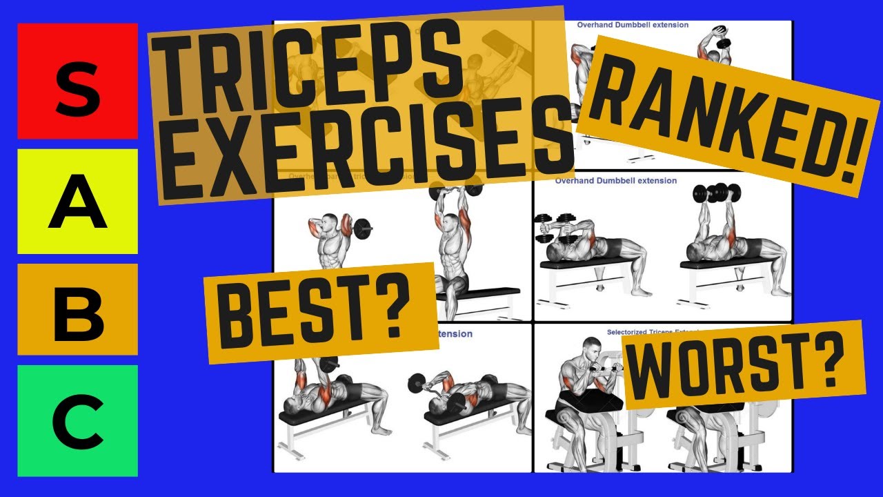 Triceps Exercises Tier List: Ranking from Best to Worst ! - YouTube