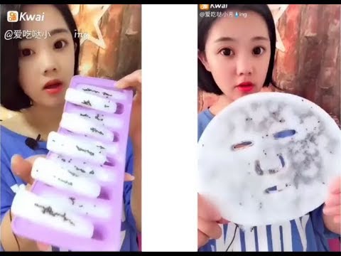 Sütlü Buz Yemek Videoları - #24 ASMR (Frozen Milk Eating)