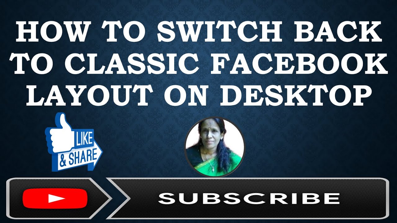 How To Switch Back To Classic Facebook Layout On Desktop | ratan ...
