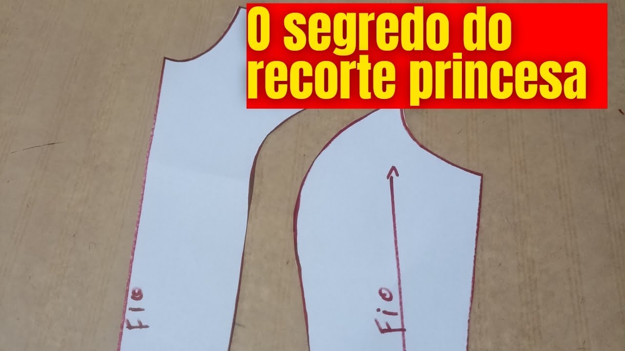 como fazer recorte princesa para iniciantes,o segredo do recorte ...