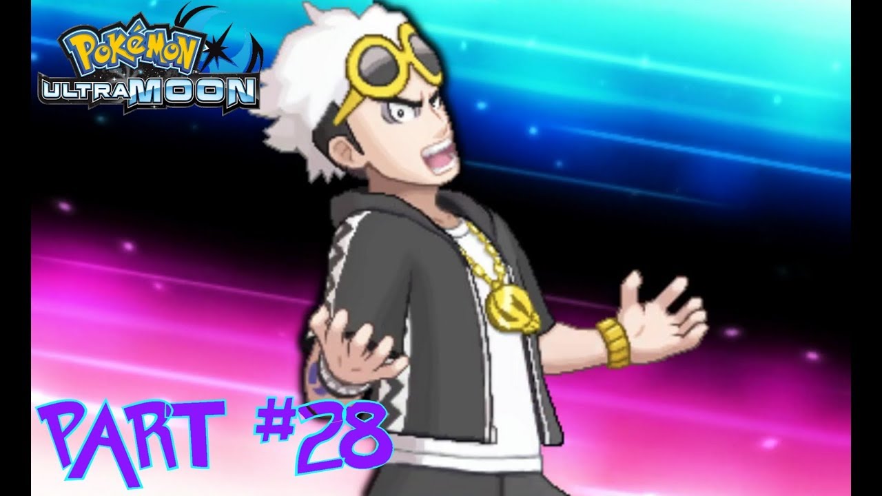 Pokemon Ultra Moon (3DS) Part #28: Team Skull Boss Guzma Final Battle ...