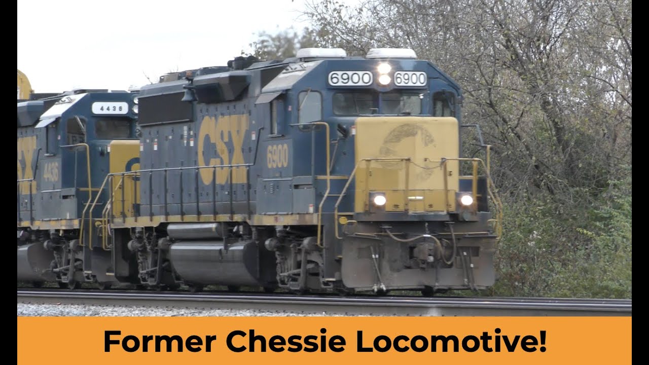 Former Chessie System EMD with Logo Still Showing Leads a Local CSXT ...