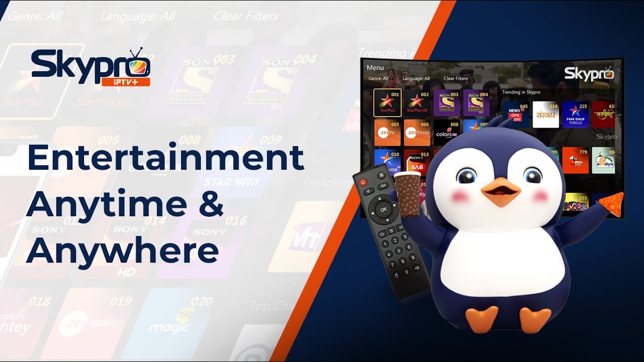 Watch Unlimited TV Channels & Non-Stop Entertainment With SkyPro #iptv #skypro - YouTube