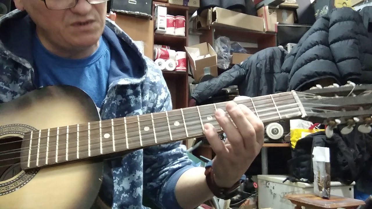 Играем на гитаре Русская Матаня-Russian matanya - YouTube