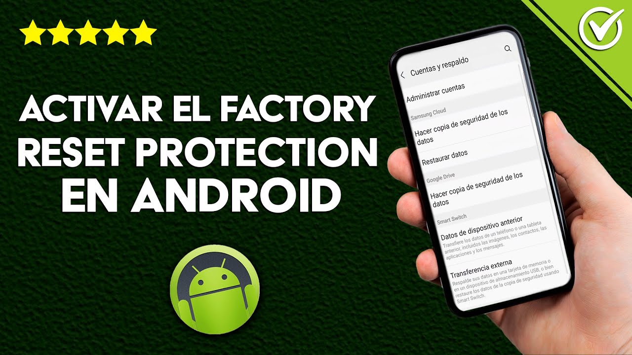 Cómo Activar el Factory Reset Protection o FRP en Android para Evitar ...