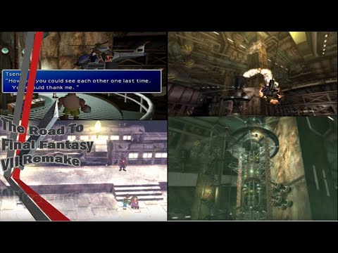 (Road To FF7 Remake) ff7 original part 6 Escaping sector 7, Aeris Taken ...