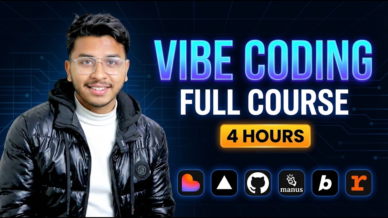 The Only 4-Hour Vibe Coding Course You Need | Prompting, Building ...