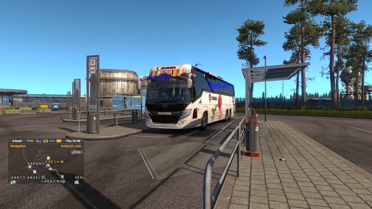 【ETS2】MAPA EAA BUS TERMINAL MOD FOR ETS2 1.35 #7 - YouTube