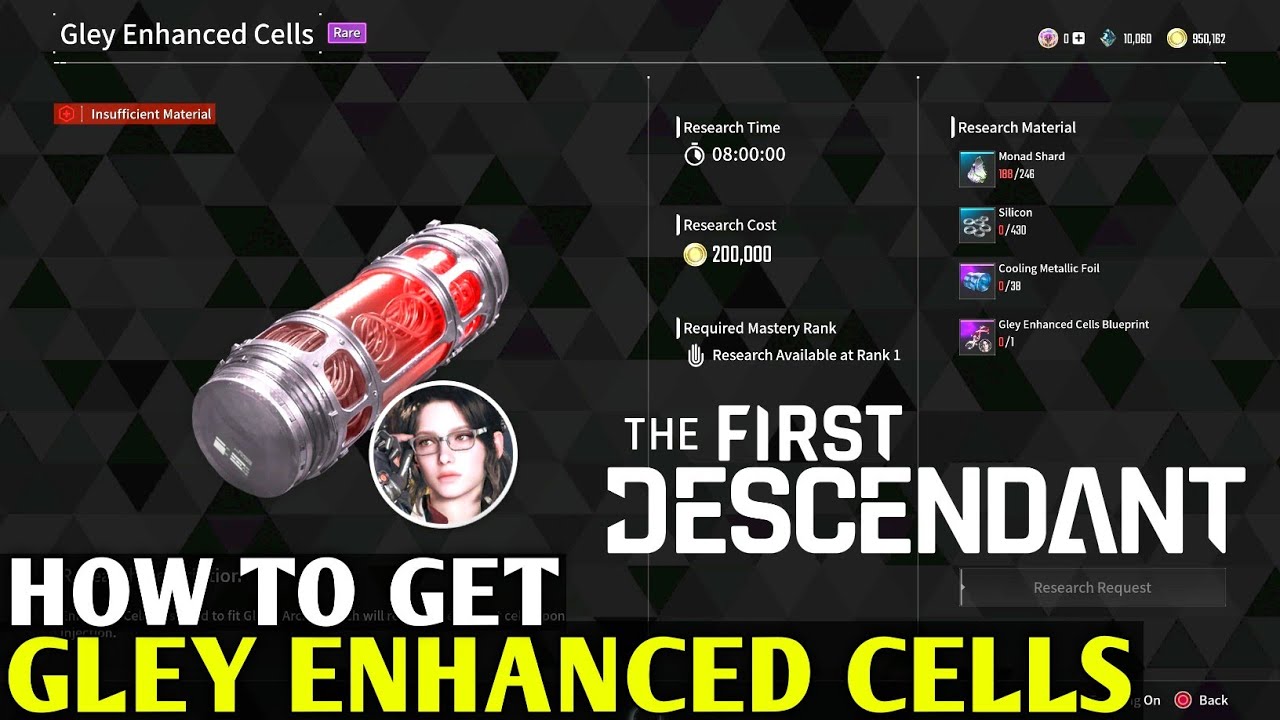 How to Get Gley Enhanced Cells THE FIRST DESCENDANT Gley Enhanced Cells ...