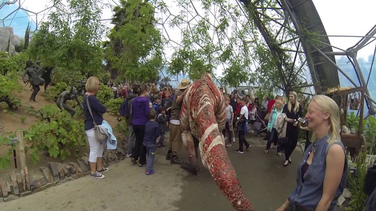 Dinosaur Uproar at The Eden Project - July 2015 - YouTube