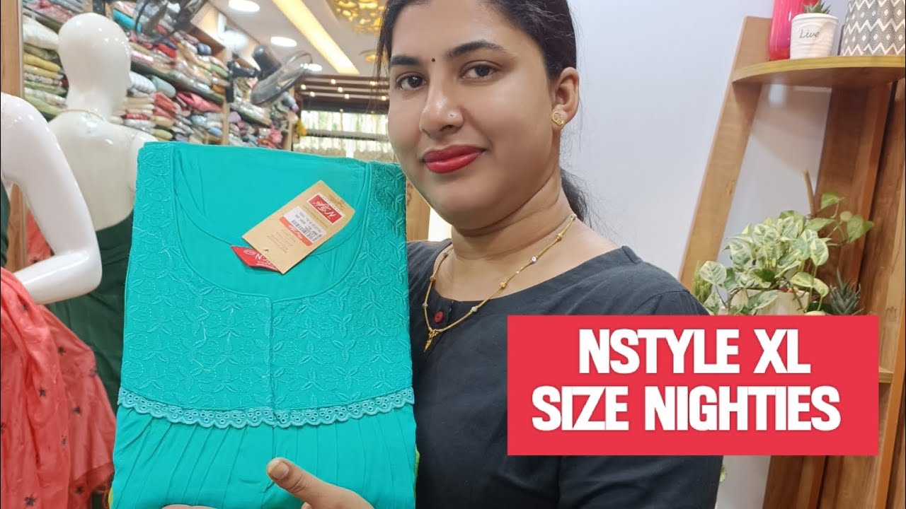 Nstyle Latest Xl Size Pleated Nighties..Ready To ship. Cathy's ...