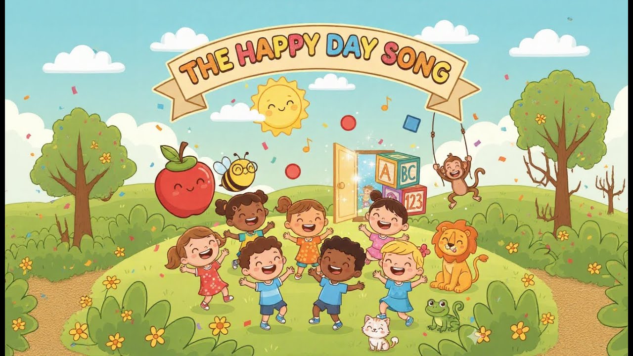 The Happy Day Song | Kids Learning & Nursery Rhymes with Chantale # ...