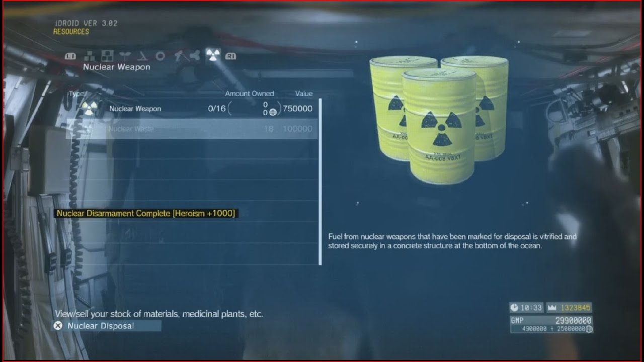 Metal Gear Solid V The Phantom Pain 18th Nuke Stolen Then Disposed ...