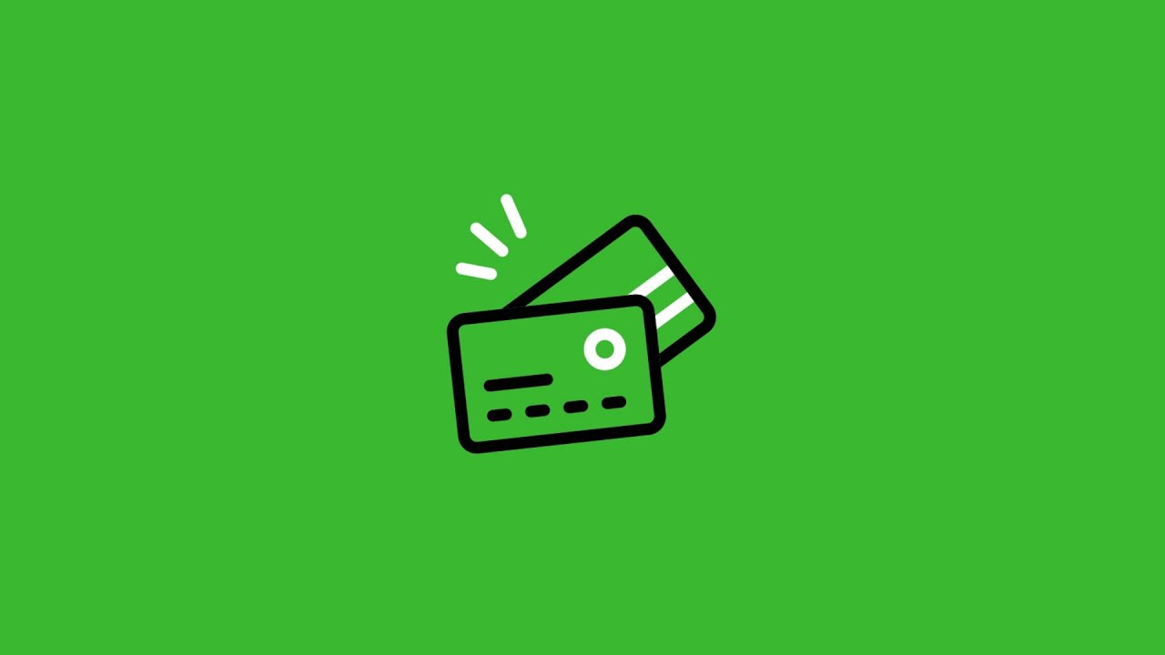 Credit Card Animated Icons on Green Screen | HD | ROYALTY FREE - YouTube
