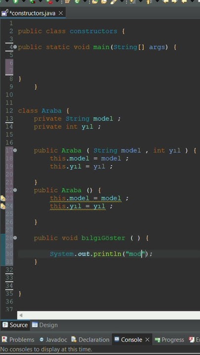 Kurucu Metot Constructor Coding Python Javascript Automobile Sad Tutorial Edit Css