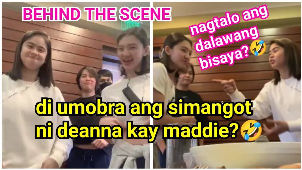 deanna spolied kay maddie pero di umobra pa rin ang simangot ni deanna ...