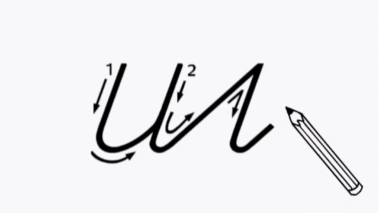 Schrijven - letter ui - YouTube