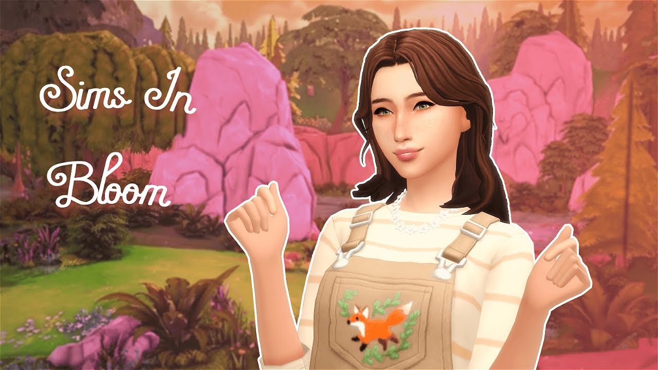 🌻The Sims 4 || Sims In Bloom legacy|| CAS : Junie Bloom🌻 - YouTube