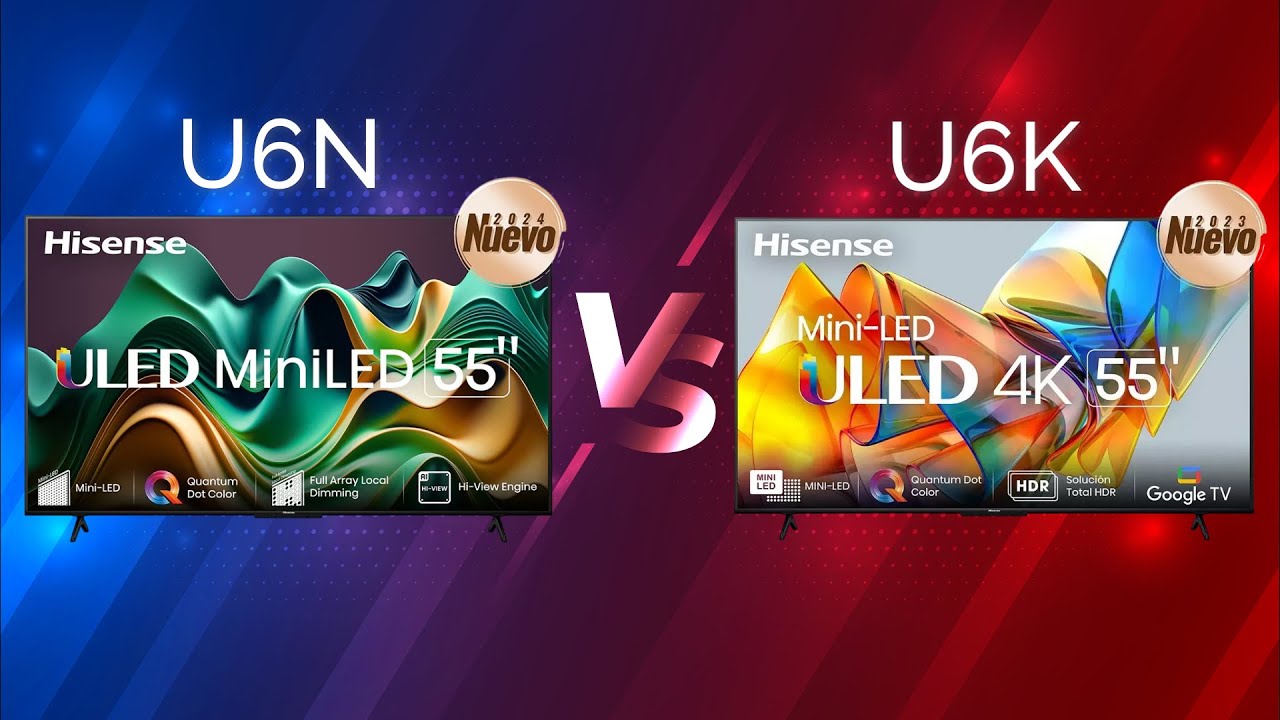 🥊¿Cuál es MEJOR? ULED U6N ó ULED U6K🥊 - YouTube