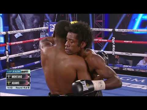 Christian Montano vs Ryan Adams FULL FIGHT BOXING HD