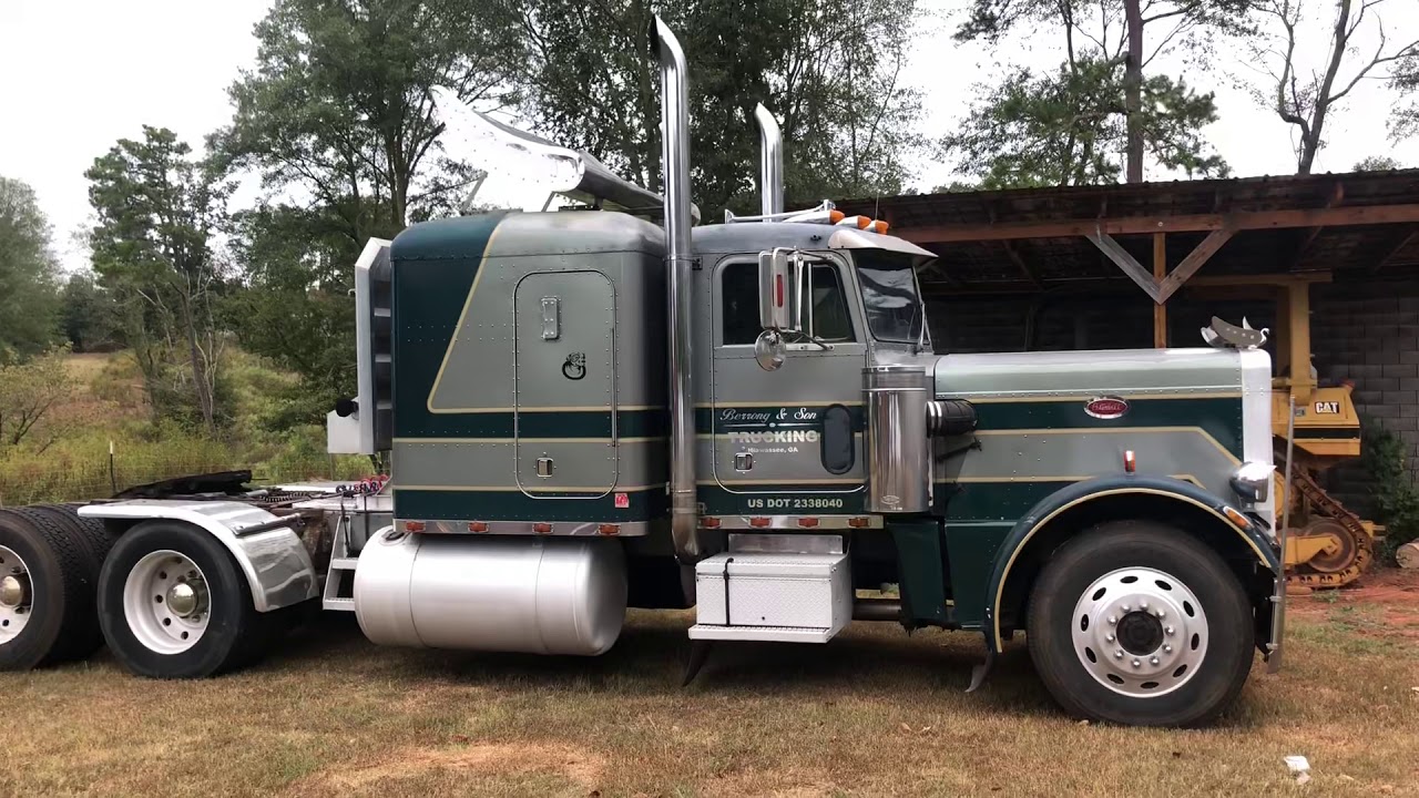 Peterbilt 359 1987 - YouTube