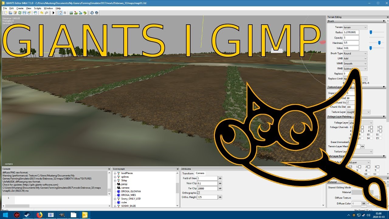 [FS17][GIANTS EDITOR] Tworzenie pól w gimpie | GIMP - Poradnik - YouTube