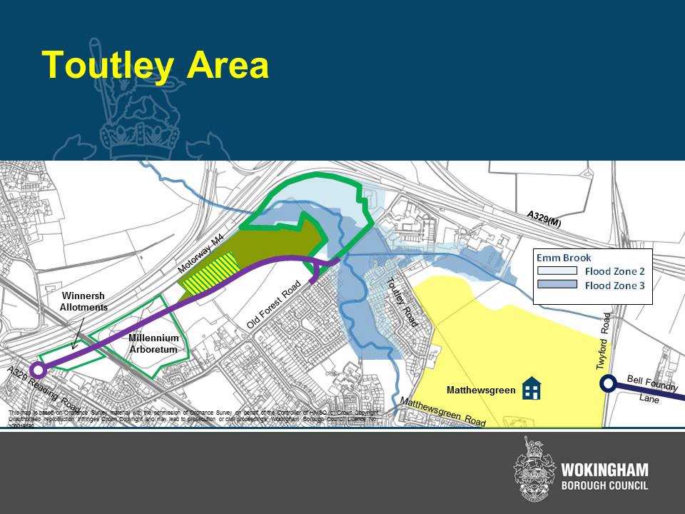 North Wokingham Distributor Road deliverable route option - YouTube
