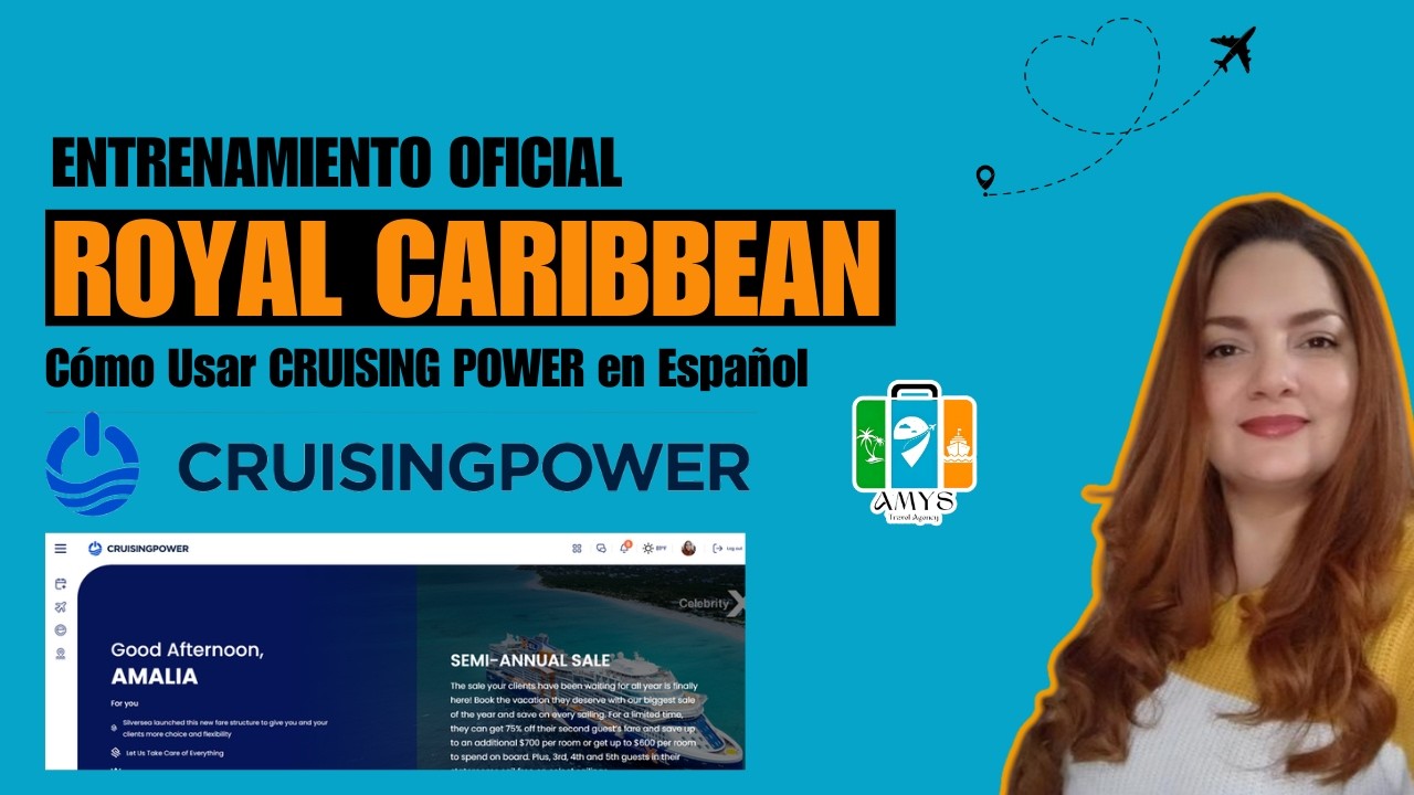 USO DE PLATAFORMA CRUISING POWER - ROYAL CARIBBEAN- EN ESPAÑOL - YouTube