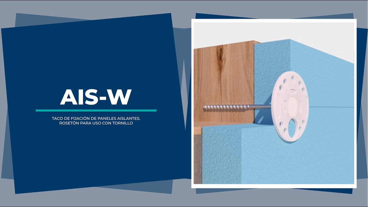 AIS-W | Fixing plug for insulation panels. Washer for use with screw ...