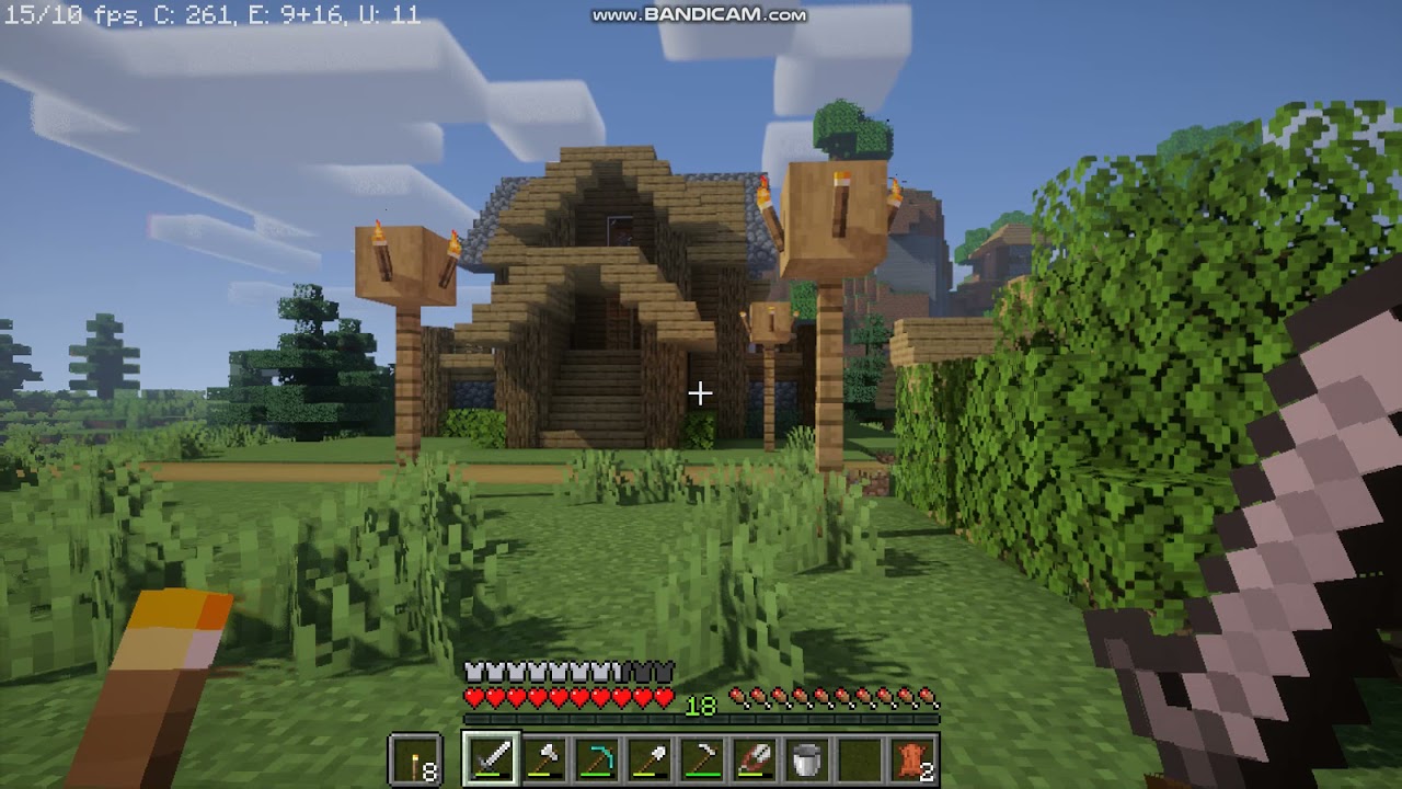 Minecraft java with vanilla plus shader - YouTube